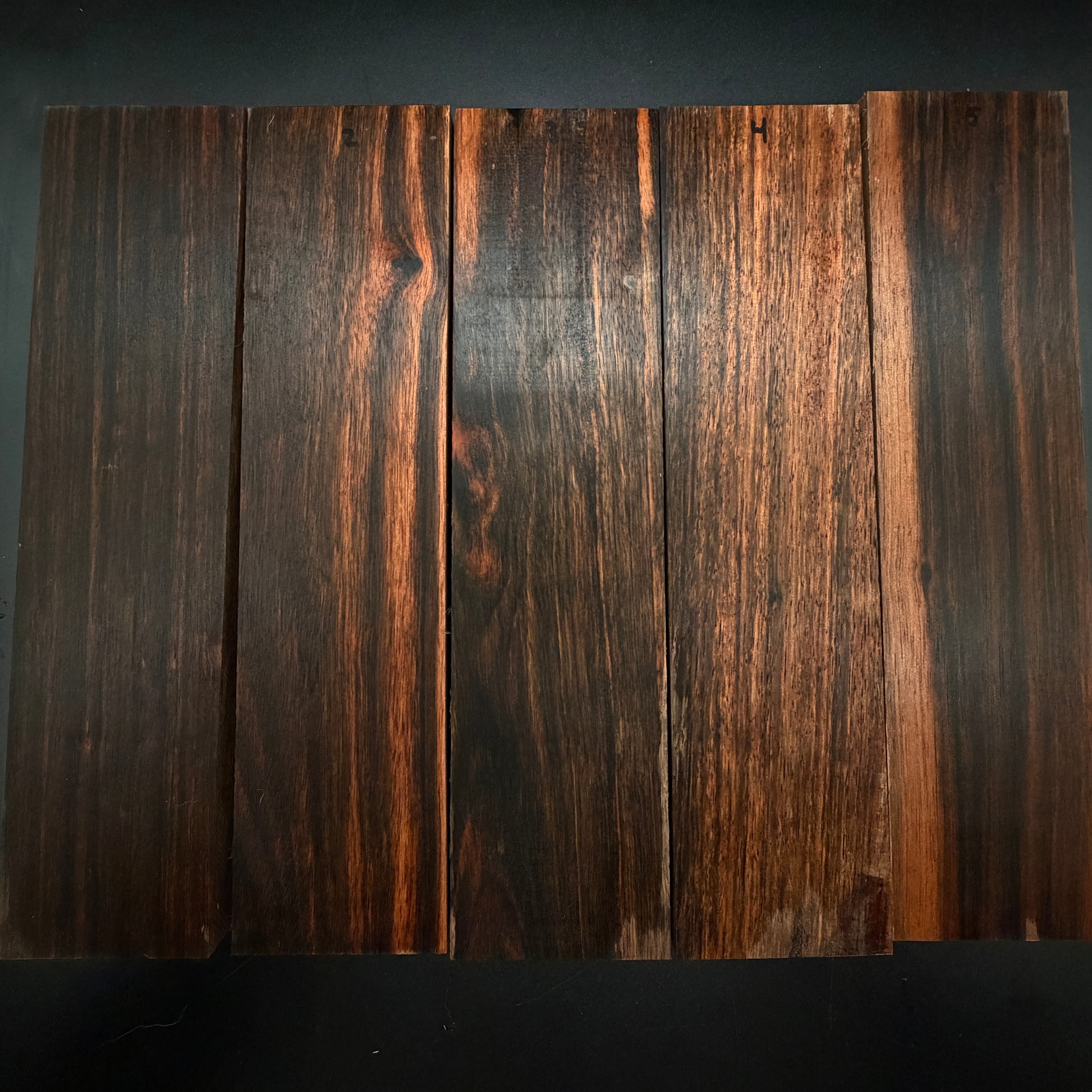 Custom Wood Selection - Macassar Ebony – Badger Custom Grips